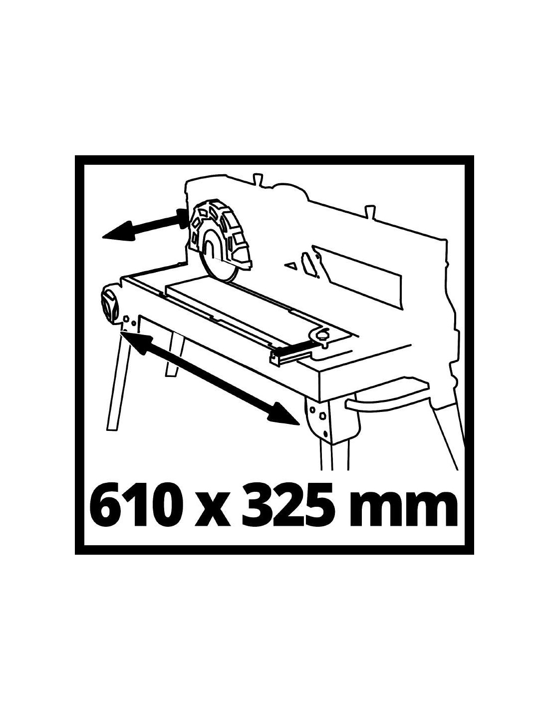 Máquina de cortar azulejo radial TE-TC 620 U - Alituga